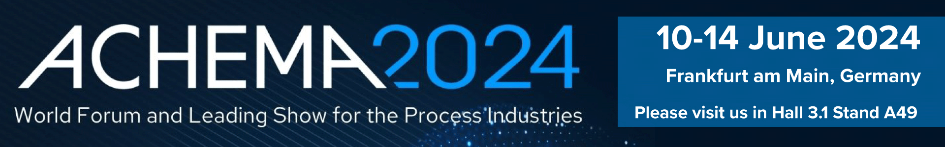 ACHEMA 2024 Registration | IWT Pharma